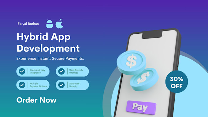 Develop high quality hybrid mobile apps using react native by Faryalburhan91 | Fiverr