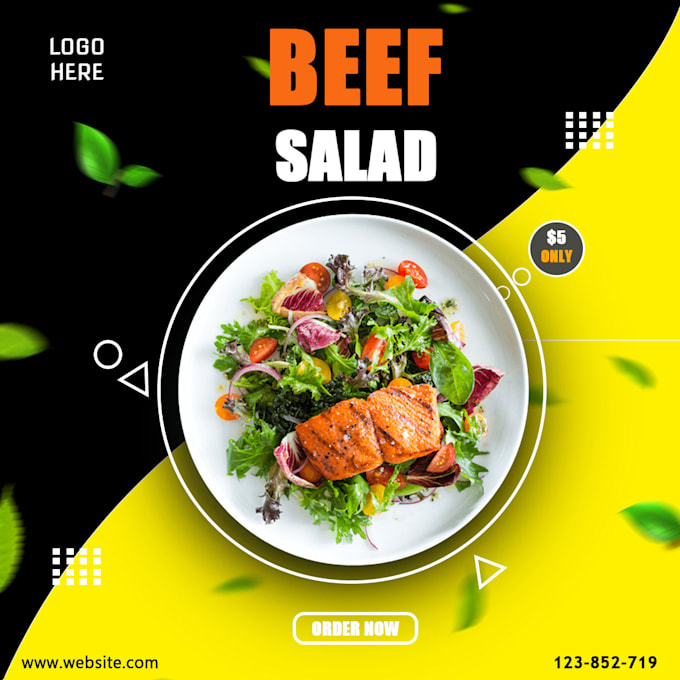 Design commercial ad posters for your brand by Deligrafix | Fiverr