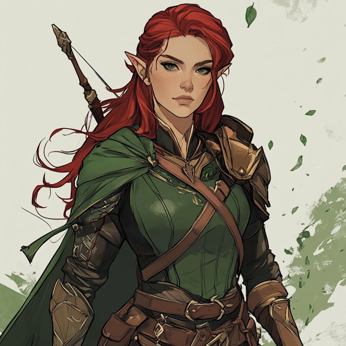 Illustrate dnd, fantasy character and dnd character in the dnd style by ...