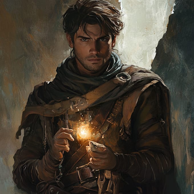 Draw your dnd character art by Colorneststudio | Fiverr