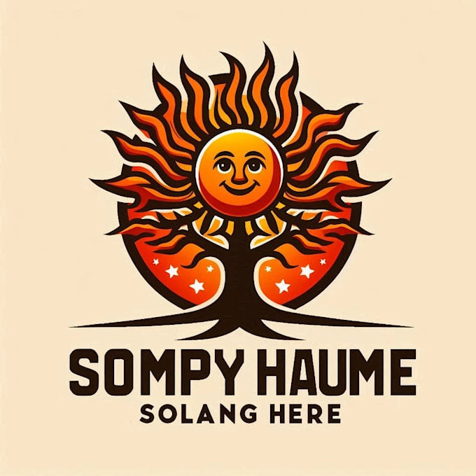 Design a unique tree and sun mascot logo for your brand by Heatl_ock ...