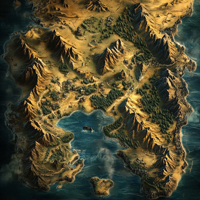 Draw fantasy map, vector rv park maps, campground maps, or any site by ...