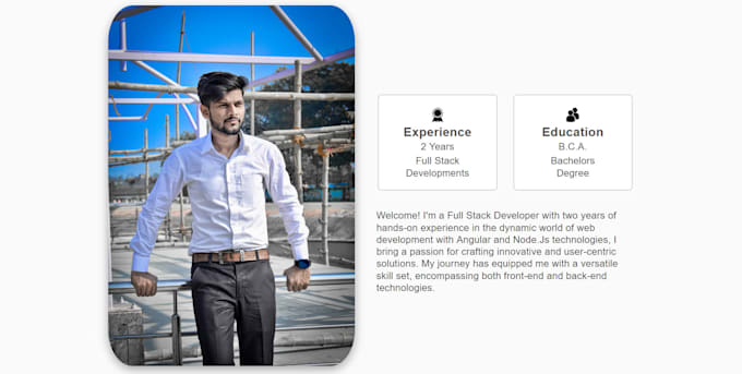 Build a responsive angular portfolio website by Pixel_craft_01 | Fiverr