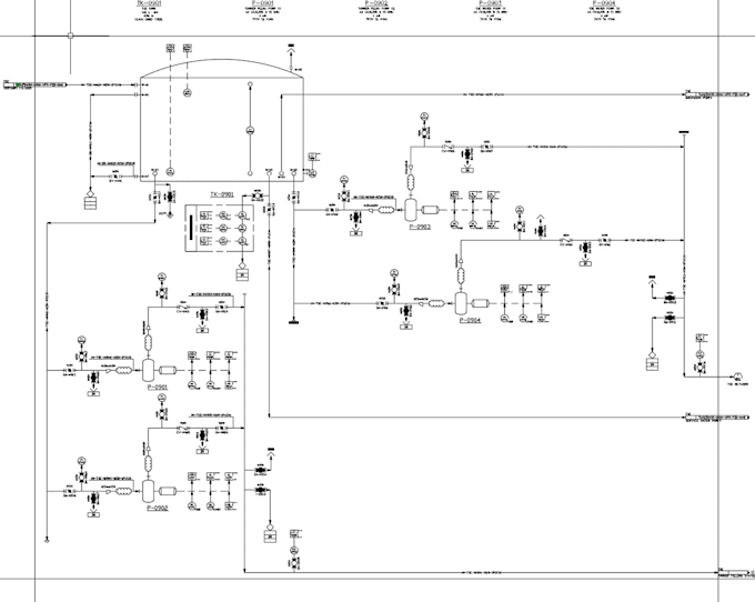 Create professional pid drawings in autocad pid by Hasankabbara | Fiverr