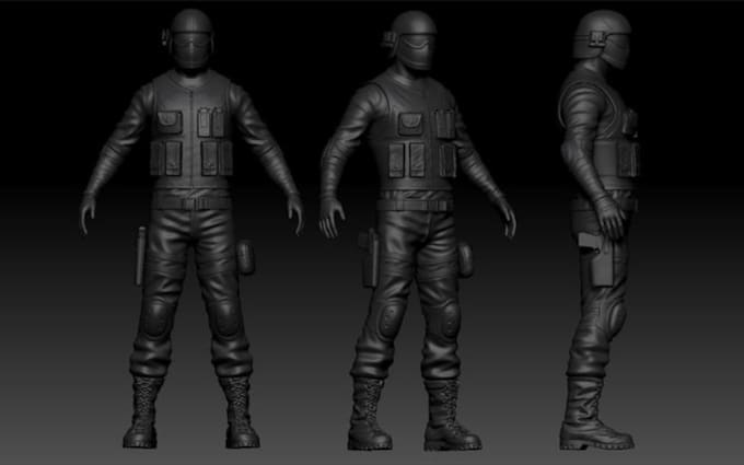 Convert your high poly character to optimized low poly model unreal ...