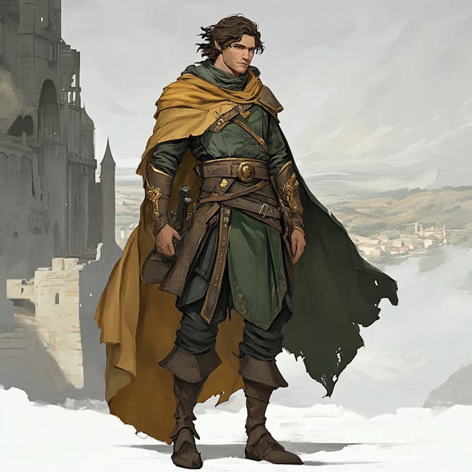 Draw dnd character art and dnd character art by Leilamanf4 | Fiverr