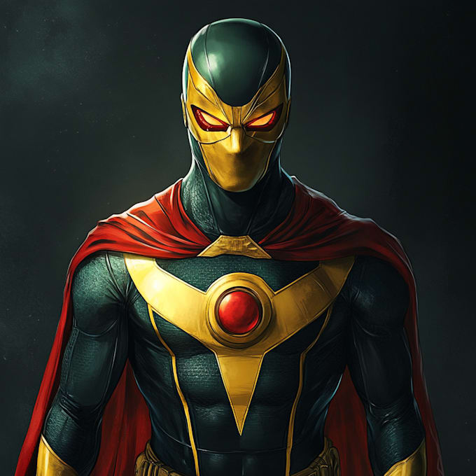 Create concept art superhero character design for comics by Kirstinnett ...