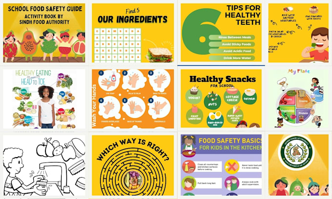 Design printable activity books and creative book covers by B_izzy | Fiverr