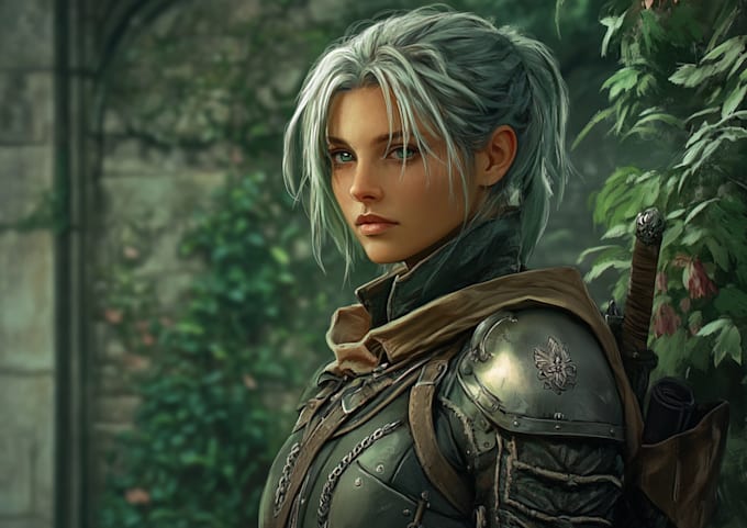 Make a full color dnd character illustration by Erneerry | Fiverr