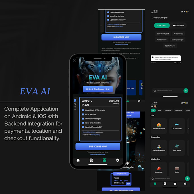 Create cross platform mobile apps using react native by Abdulmomin882 ...