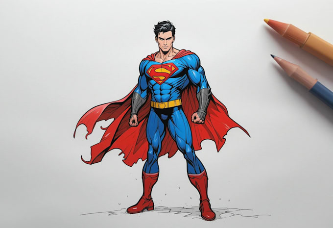 Draw superhero character for you by Eixaohyia | Fiverr