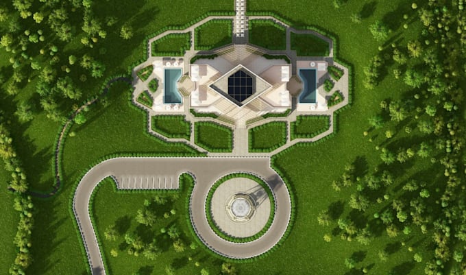 Showcase golf course,court,mining putting green,rv park design ...