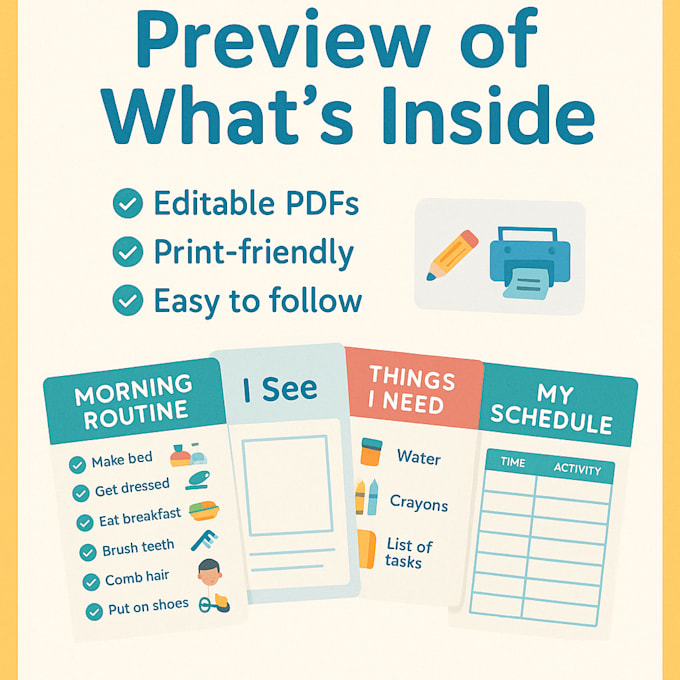 Make engaging worksheets for autistic and adhd learners by Renebooysen ...