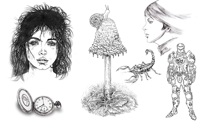 Draw stunning custom pencil drawings for you by Susilrohana | Fiverr