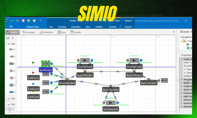 Do simulation models in flexsim, arena, simio, anylogic, bpmn by Daniyaal2798 | Fiverr