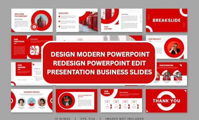 Design modern powerpoint redesign powerpoint edit presentation business ...