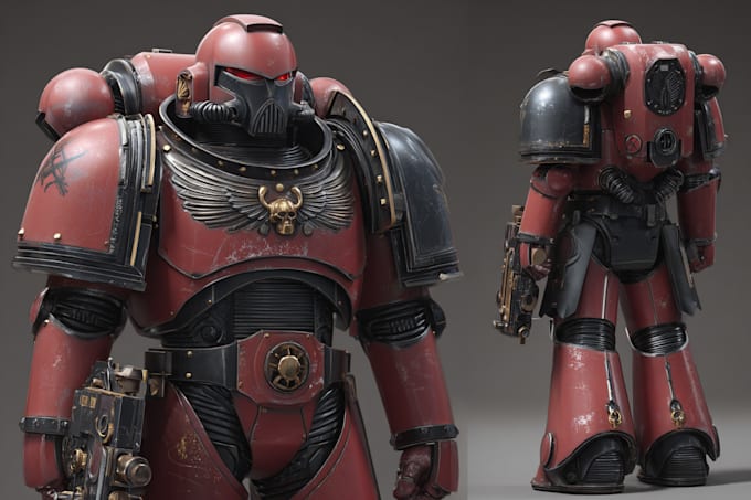 Draw your marine warhammer 40k character art my style by Isinoraglen ...