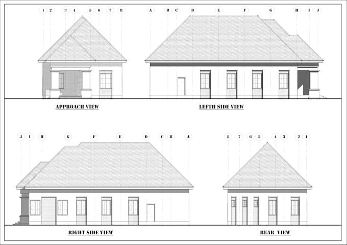 Design 2d architecture, floor plan, landscape plan , foundation plan by Azkar_architect | Fiverr