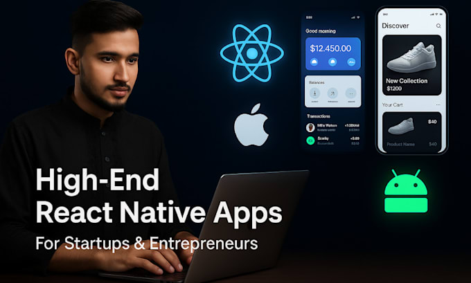 Develop fast scalable and custom react native mobile apps by Rnninja_dev | Fiverr