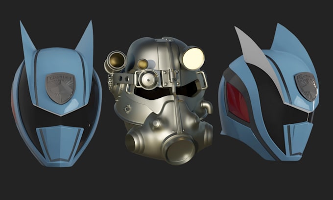 Create 3d cosplay amor, helmet, mask, props and stl model for printing ...