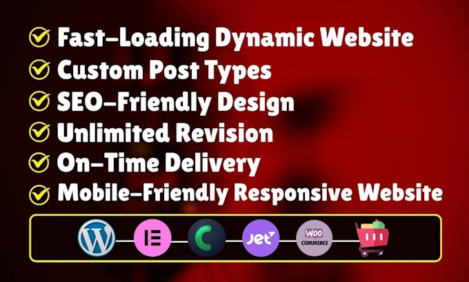 Create a dynamic wordpress website using elementor, crocoblock, jetengine by Shaikat_azad | Fiverr