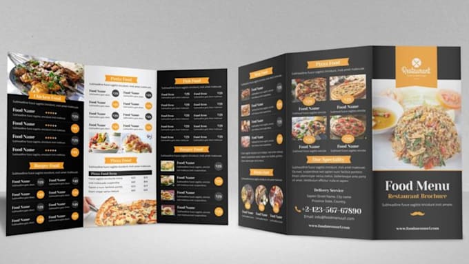 Do food menu design, restaurant food menu update redesign, menu ...
