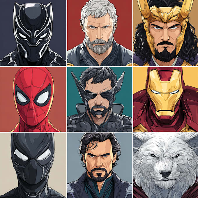 Draw your very own superhero or villain in marvel style by Zoeyoete ...