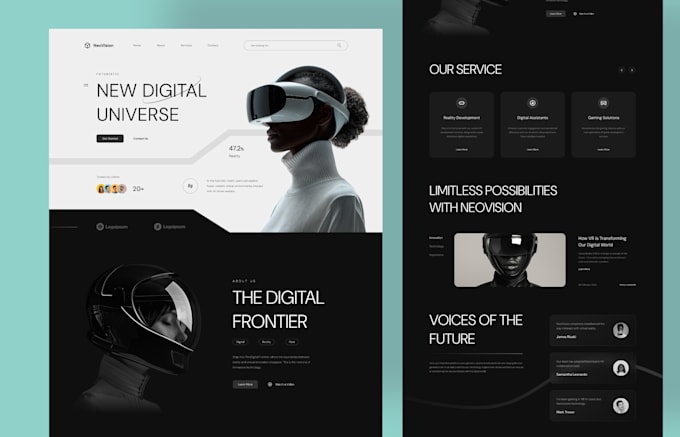 Design a responsive figma website ui ux by Abir6294 | Fiverr
