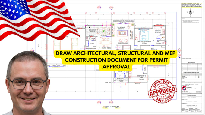 Draft building permit construction documents for city approval by ...