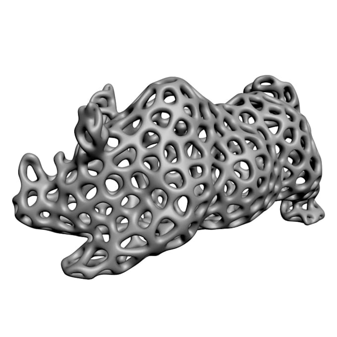 3d lattice structure, 3d mesh, human anatomy, human lattice, structure ...