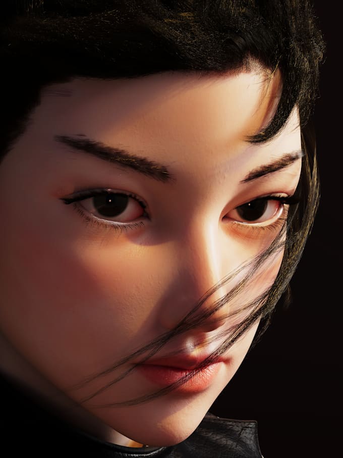 Create a 3d game character sculpt with ue5 control rig using blende by ...