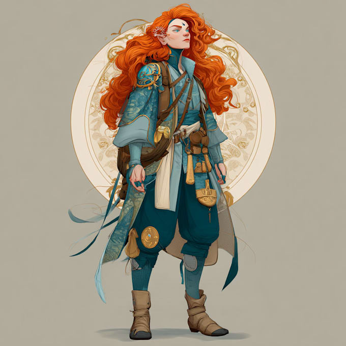 Design unique fantasy character art for your project by Sparkeyes2 | Fiverr