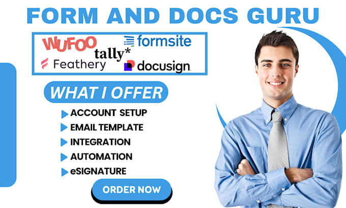 Create wufoo feathery formsite tally so quiz form typeform jotform integration by Emmaformdocs ...