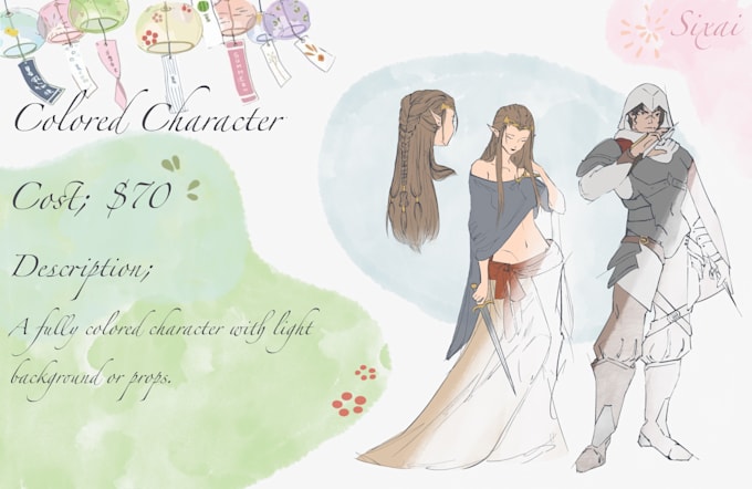 Do character design and concept arts by Sixaigraphics | Fiverr