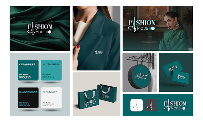 Create custom logo design with visual identity and brand style guide by ...