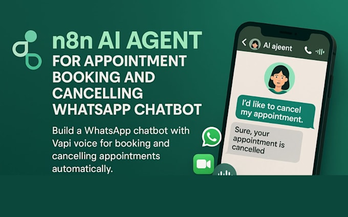 N8n ai agent nova act appointement booking cancelling calling agent telynx fix