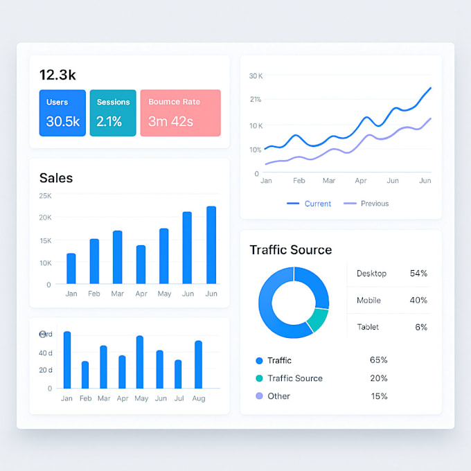 Develop dynamic dashboards with reactjs by Abdwahabbb | Fiverr