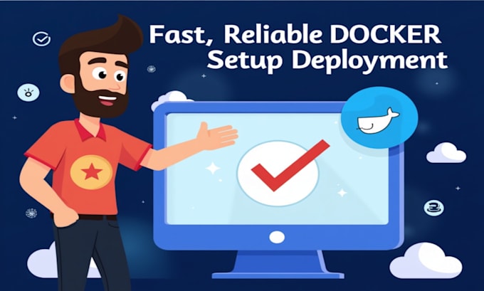 Dockerize or, and deploy your application by Imraneaabbou | Fiverr
