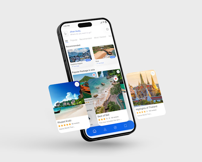 Design modern mobile app ui ux in figma or adobe xd by Designedakshay | Fiverr