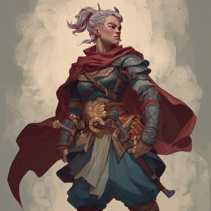 Draw a fantasy dnd character art and dnd character by Othelianho | Fiverr