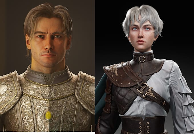 3d game ready character modeling 3d rigging texturing game art unreal ...