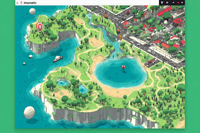 Create vector map, city map, site map, event map in illustrator by ...