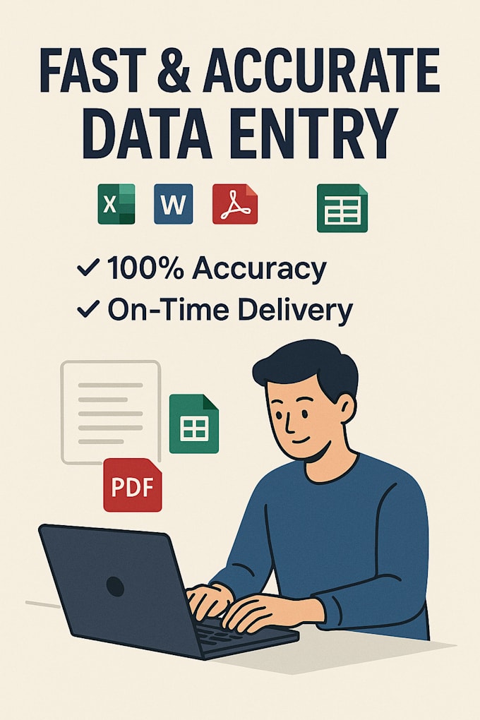 Do accurate data entry and sorting in excel by Nithishmaabb143 | Fiverr