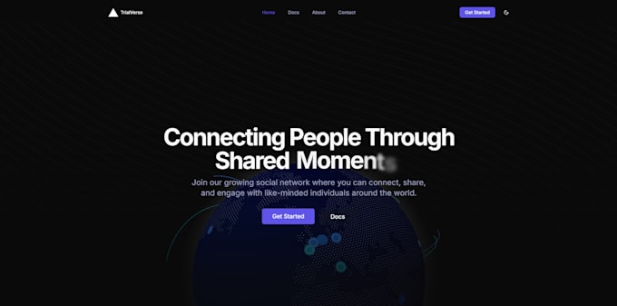 Modern landing pages using react, tailwind css, and typescript by Triputraharza | Fiverr
