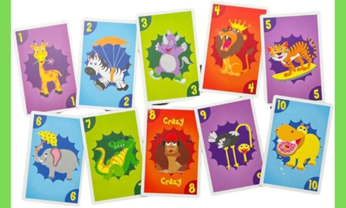 Design fun and educational kids card games flash cards alphabets and memo cards by Fausta_chioma ...