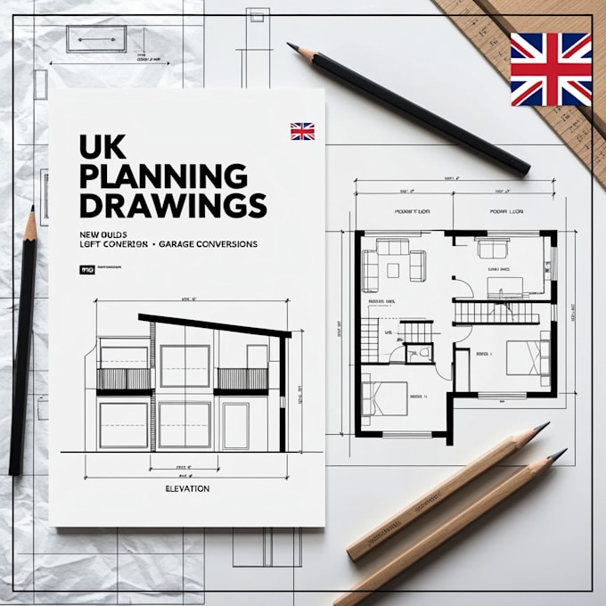 Create planning permission drawings for new builds, loft and garage conversions by Paul1noah ...