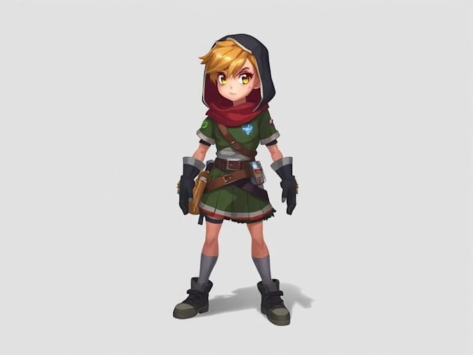Draw a fancy 2d game character illustration by Muloufaat | Fiverr