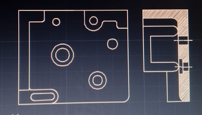 Create orthographic projections of 3d models using autocad by Hajrah ...