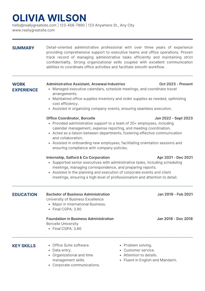 Make a ats passed cv for you by Mushrat_chy | Fiverr