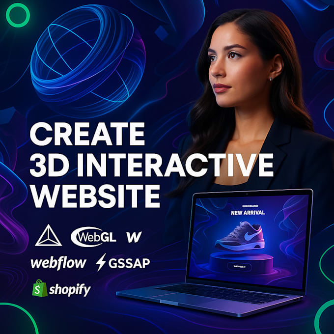 Create 3d website webgl, threejs custom ai chat bot scrolling animation parallax by Aust_sam ...